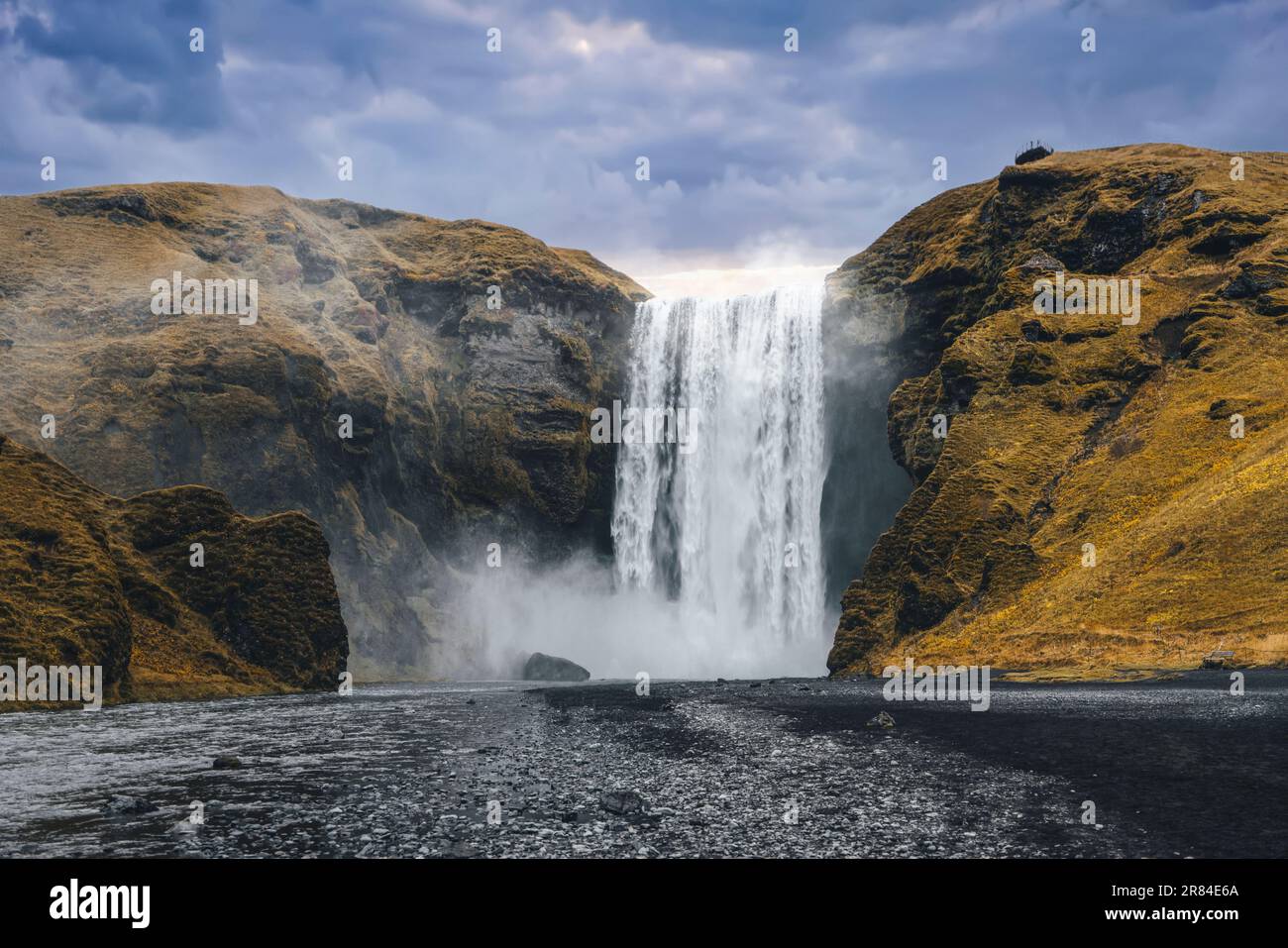 Skogafoss tourism hi-res stock photography and images - Alamy