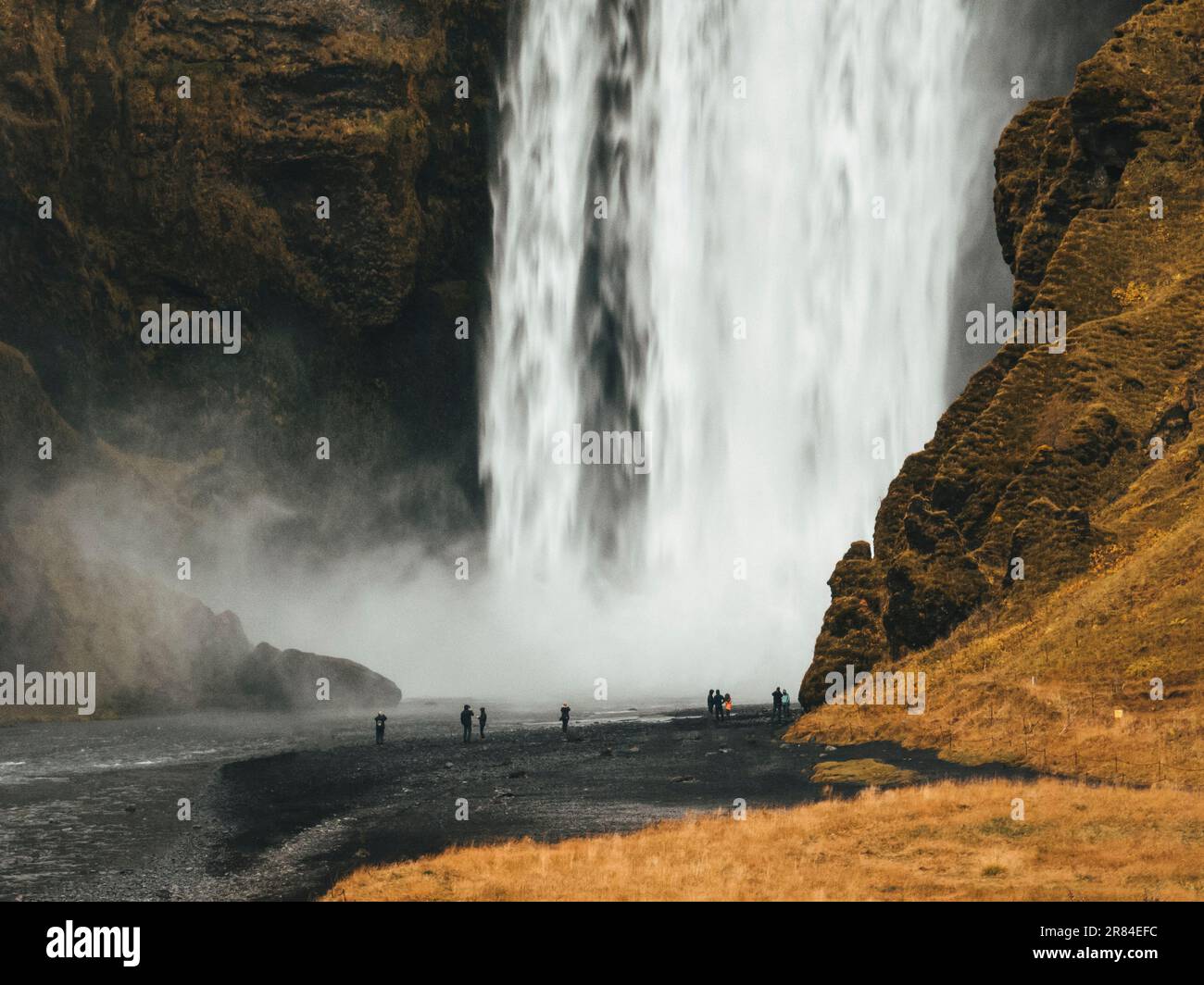 Skogafoss Waterfall, Iceland Stock Photo - Alamy