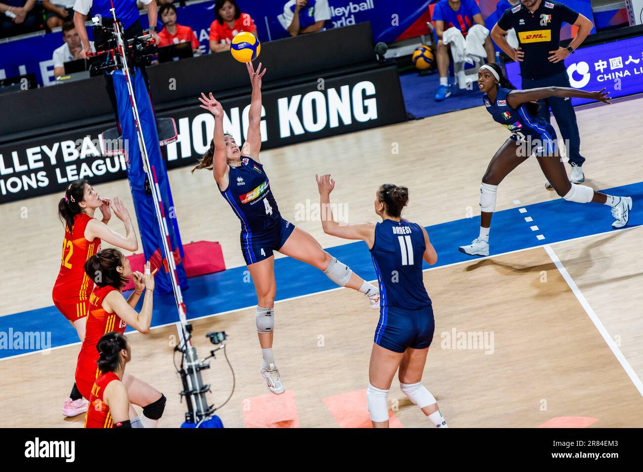 Hong Kong, China. 18th June, 2023. Francesca Bosio (#4) and Anna Danesi ...