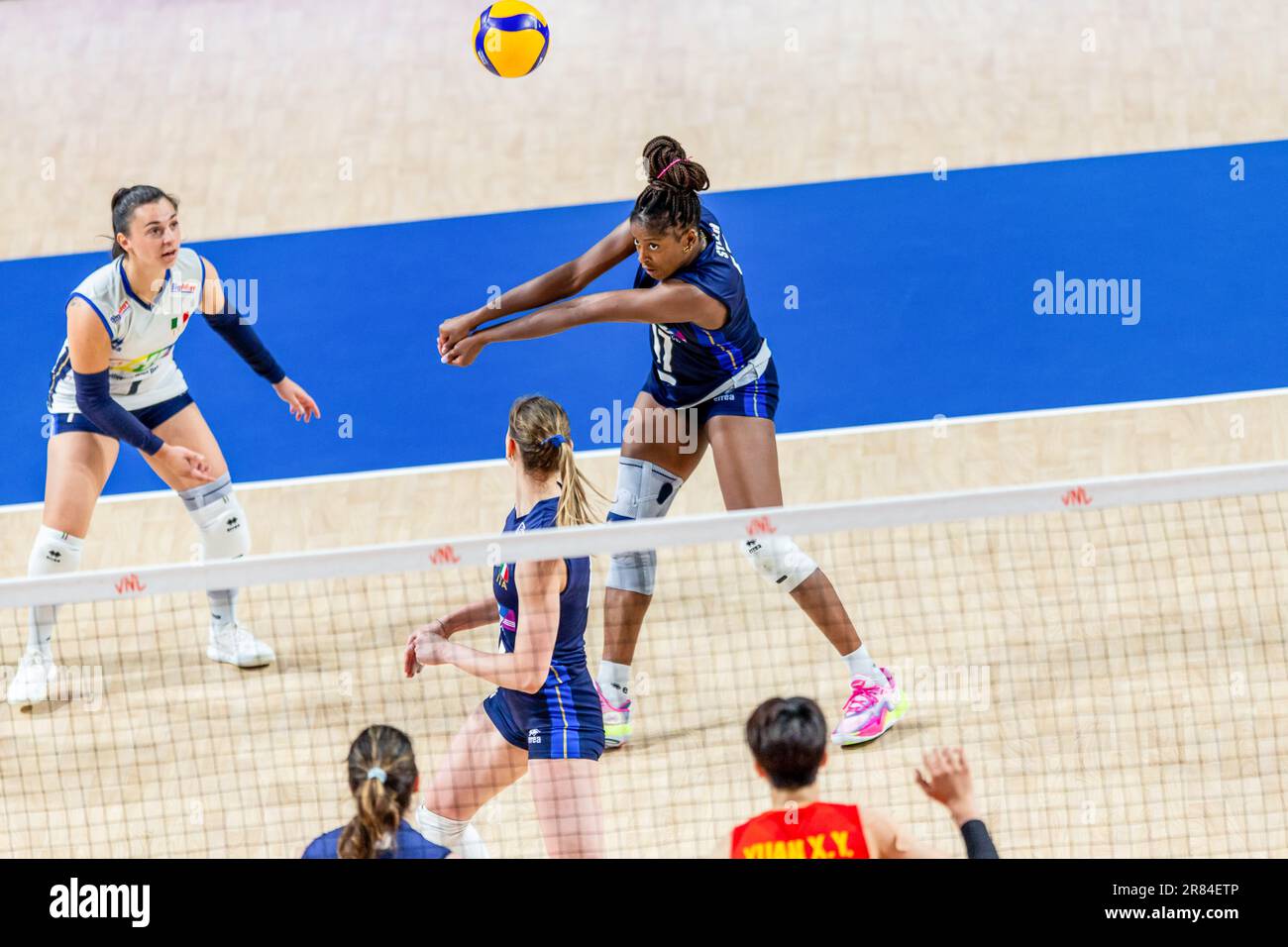 Myriam Fatime Sylla (#17) of China seen in action during the ...