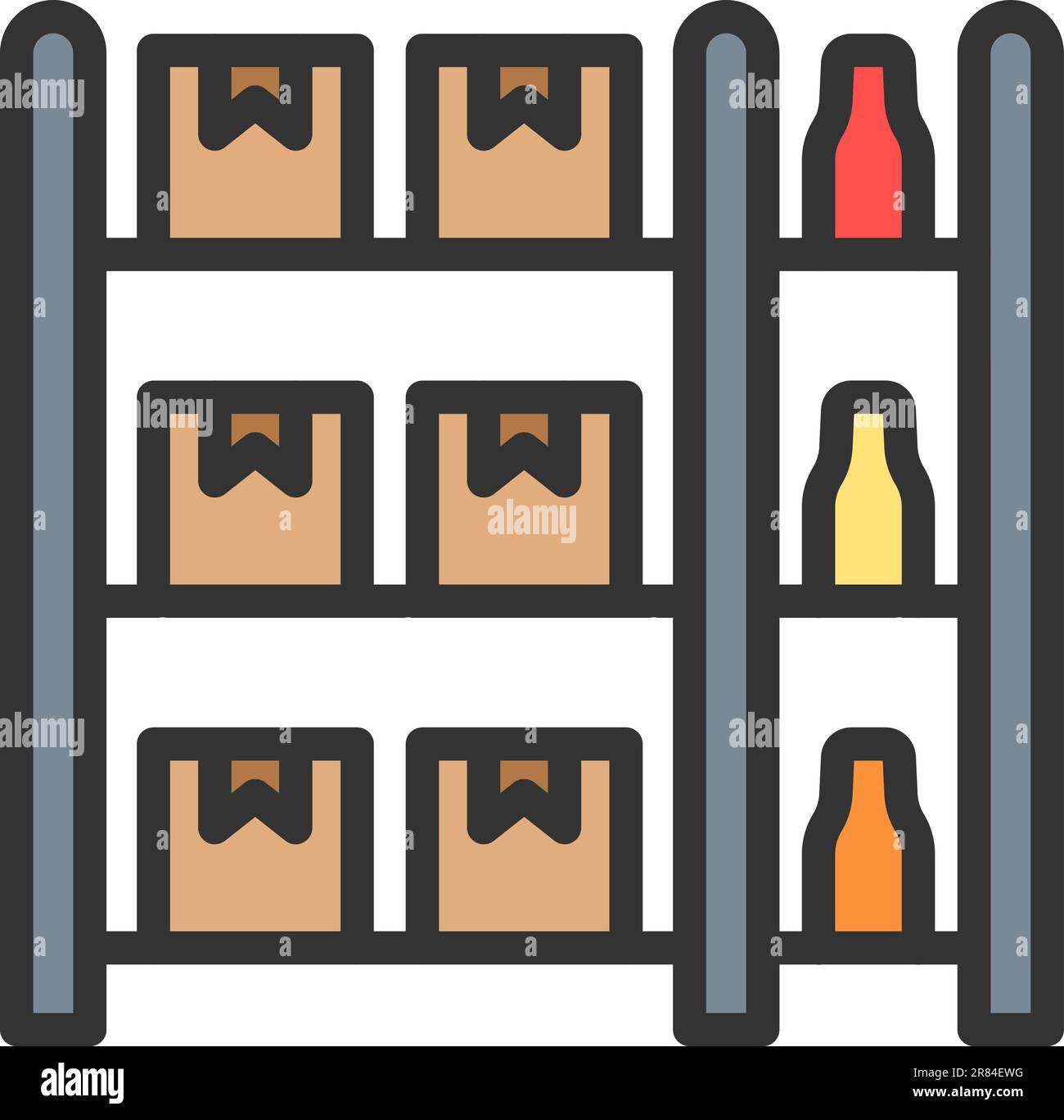 Rack icon vector image Stock Vector Image & Art - Alamy