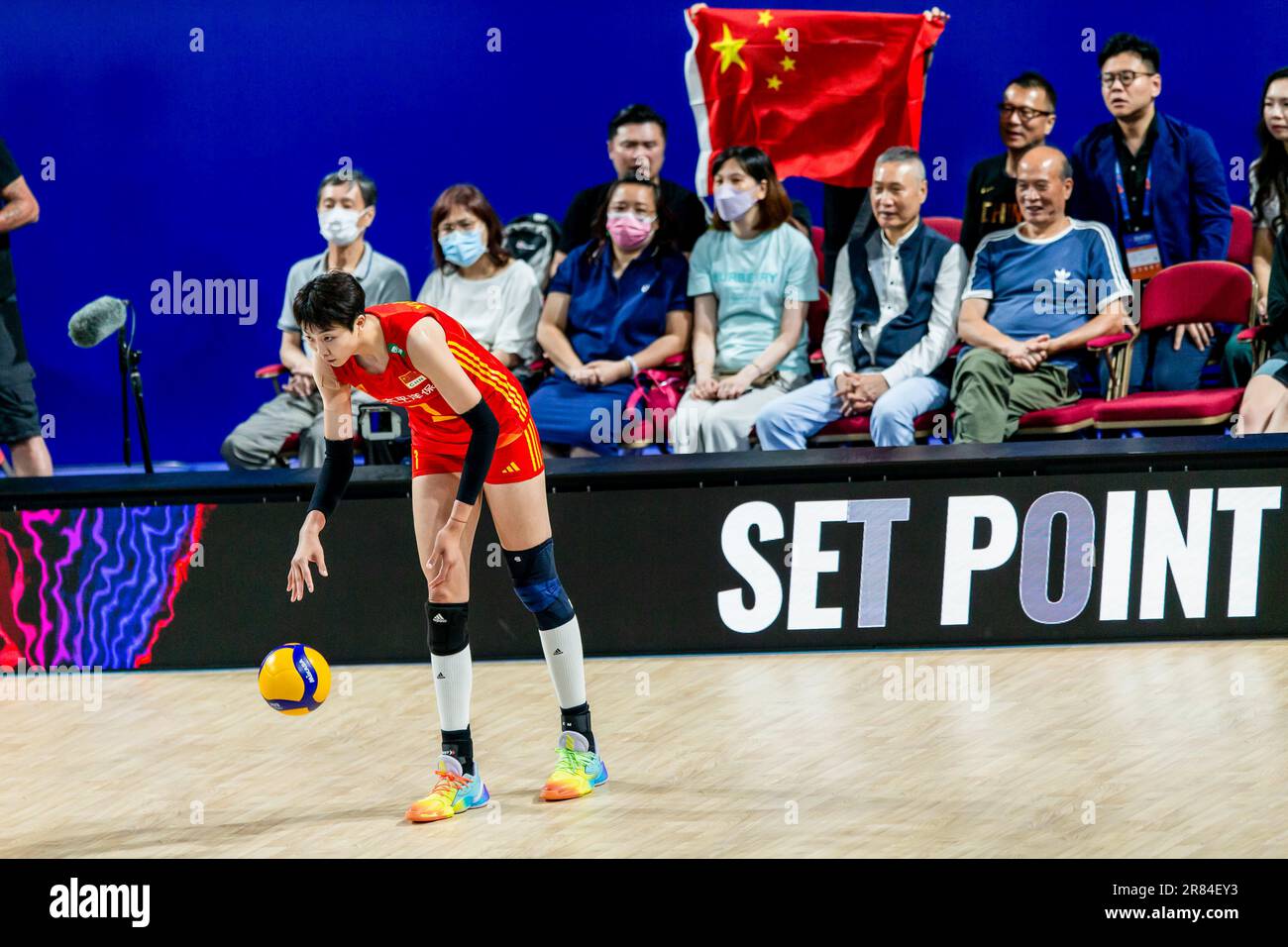 Hong Kong, China. 18th June, 2023. Yuan Xinyue (#1) of China seen in ...