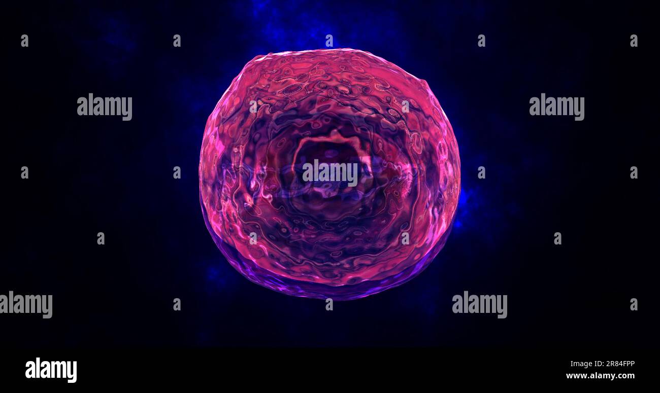 Abstract round blue sphere liquid iridescent soap bubble futuristic ...