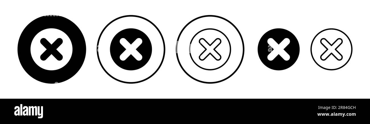 Close vector icon. Delete icon. remove, cancel, exit symbol Stock ...