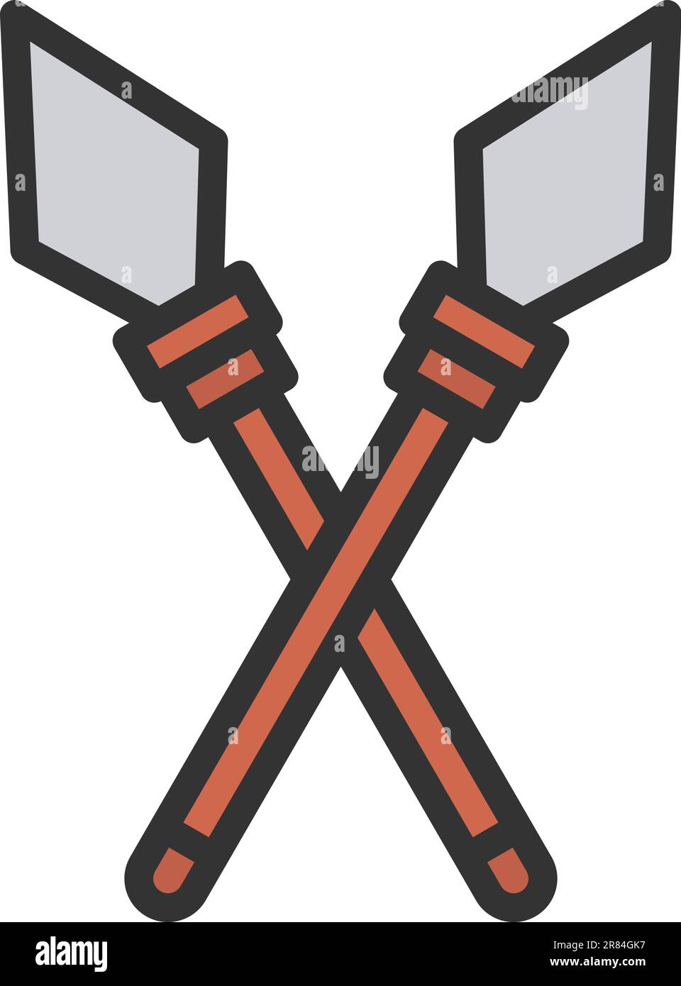Spear icon vector image Stock Vector Image & Art - Alamy