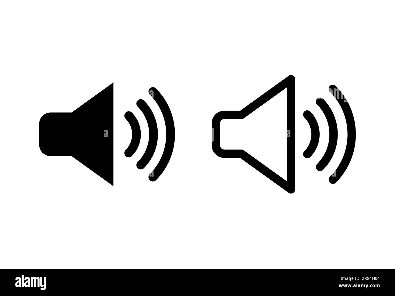 Speaker icon set. volume icon vector. loudspeaker icon vector. sound ...