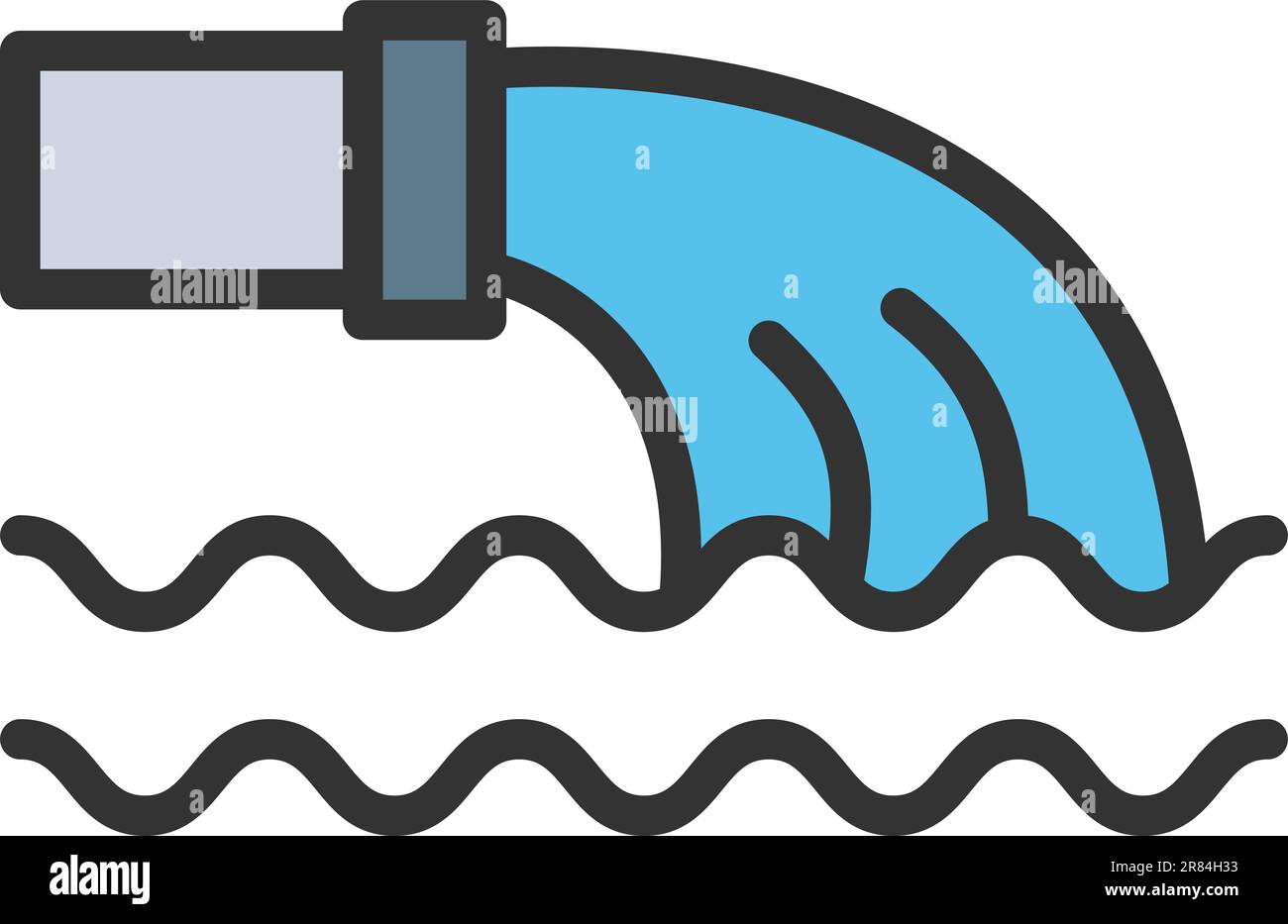 Waste Water icon vector image Stock Vector Image & Art - Alamy