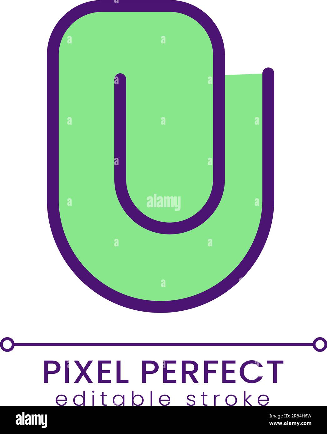 File upload button pixel perfect RGB color icon Stock Vector Image & Art - Alamy