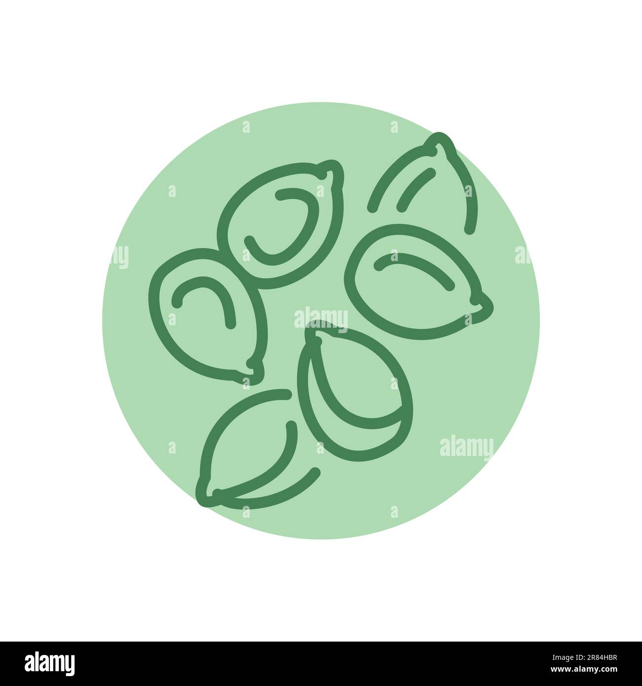Corn seeds black line icon. Natural organic super food. Pictogram for ...