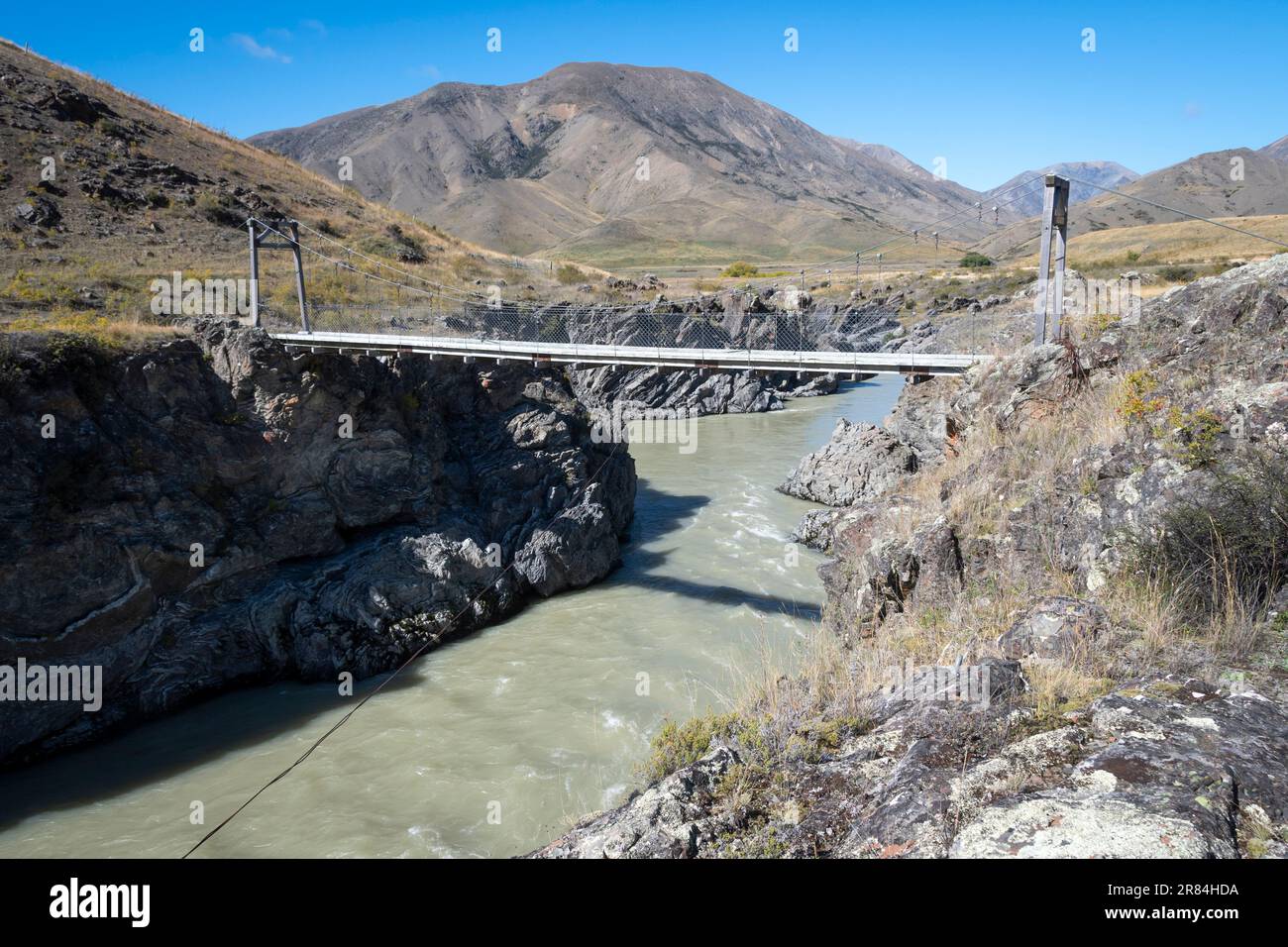 "Students Bridge", Acheron River, Molesworth Road, near Hanmer Springs ...