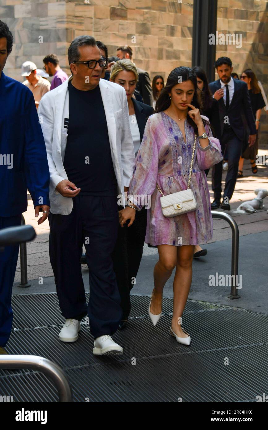 Milan, Milan Fashion Week, man spring summer 2024 - Giorgio Armani show ...