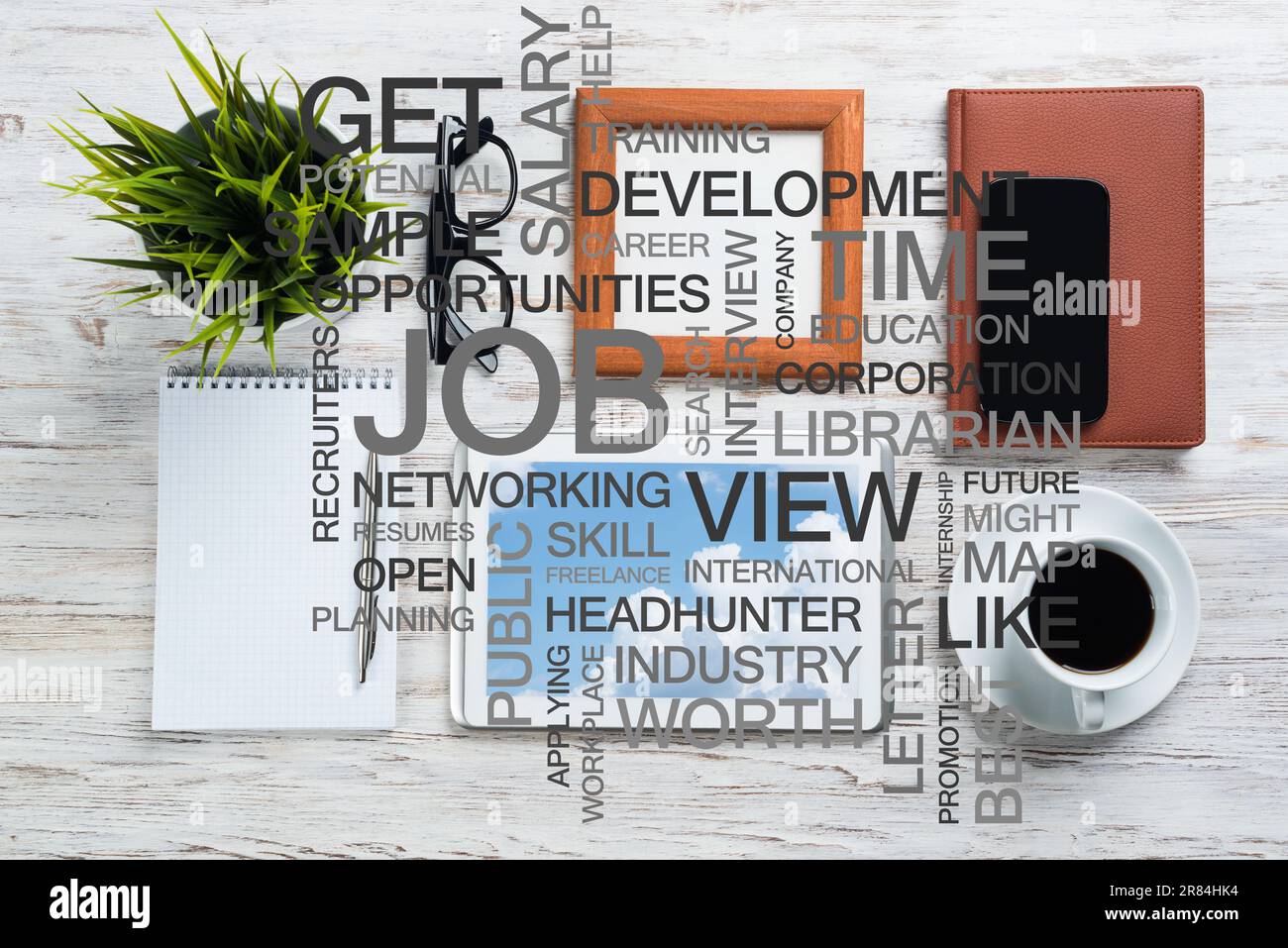 Modern workplace concept Stock Photo - Alamy