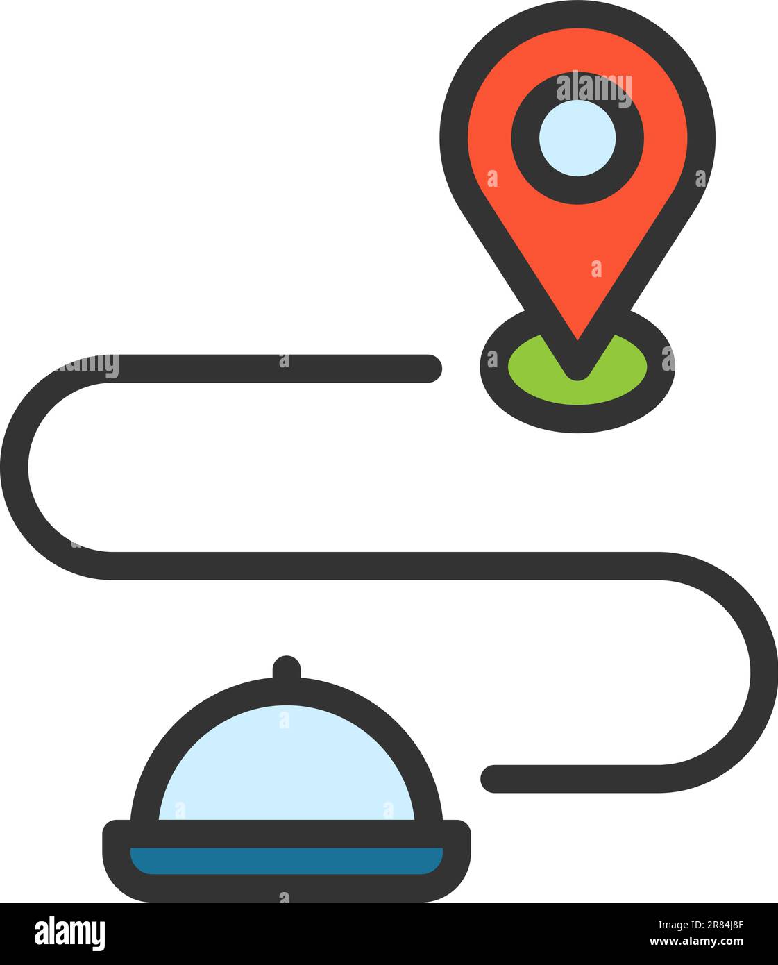 Tracking icon vector image Stock Vector Image & Art - Alamy