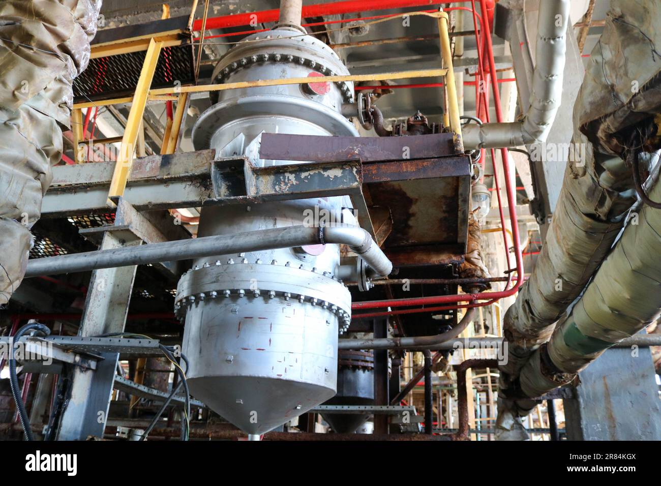 Repair of chemical process equipment of pipelines, pumps, tanks, heat ...