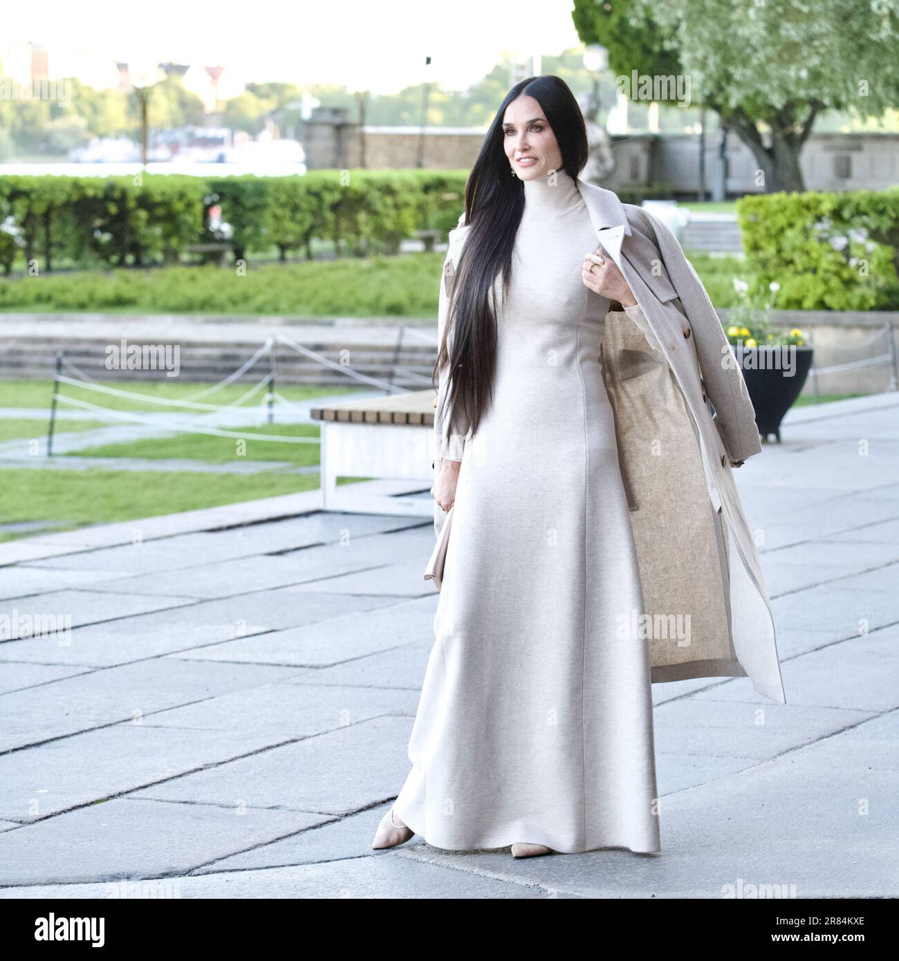 STOCKHOLM, SWEDEN - JUNE 11, 2023: Demi Moore outside the Stockholm ...