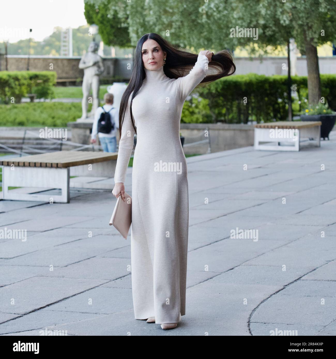 STOCKHOLM, SWEDEN - JUNE 11, 2023: Demi Moore outside the Stockholm ...