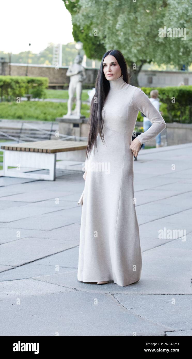 STOCKHOLM, SWEDEN - JUNE 11, 2023: Demi Moore outside the Stockholm ...