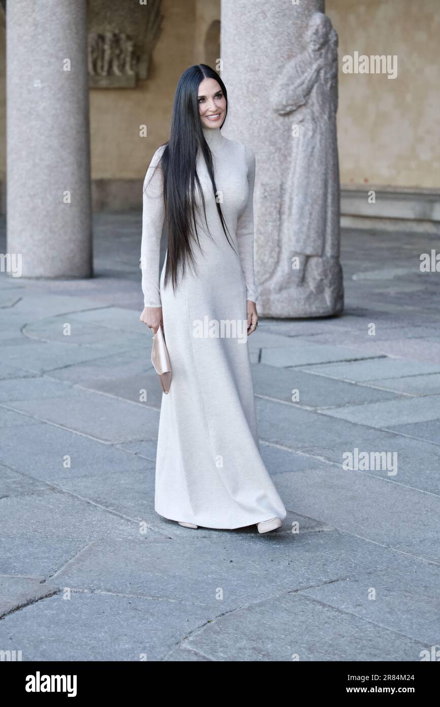 STOCKHOLM, SWEDEN - JUNE 11, 2023: Demi Moore outside the Stockholm ...