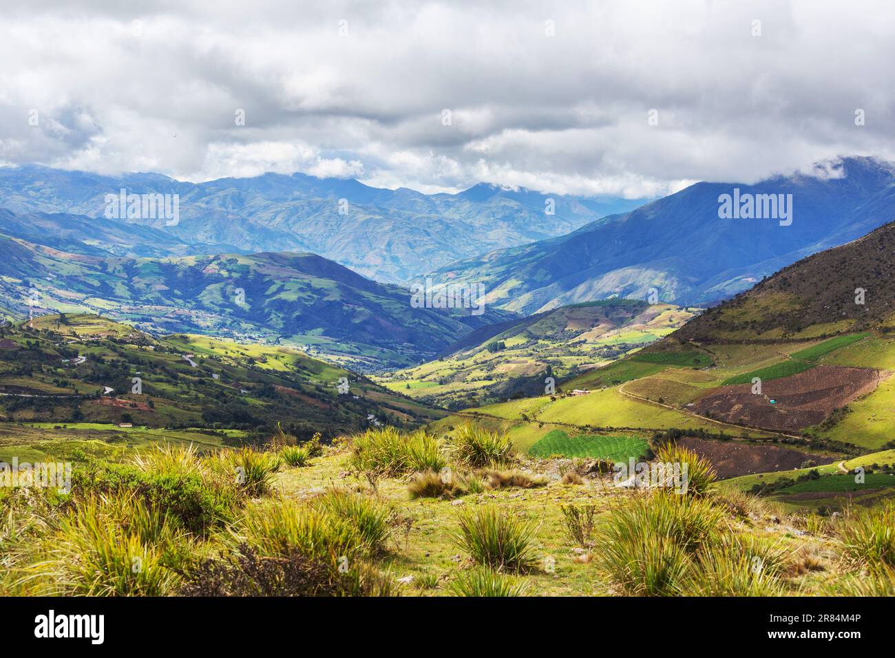 Rural landscapes in green colombian mountains Stock Photo - Alamy