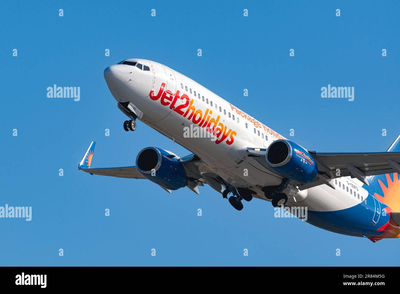 Larnaca, Cyprus - April 17, 2023: Boeing 737-8K5 of Jet2 Airlines Stock ...