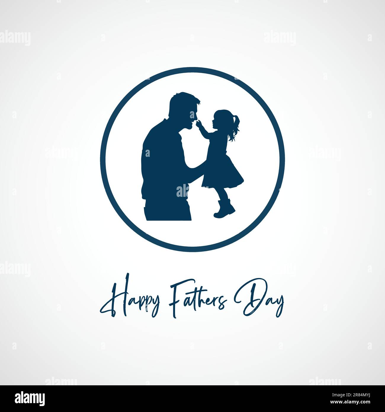 Daughter little and father Stock Vector Images - Alamy