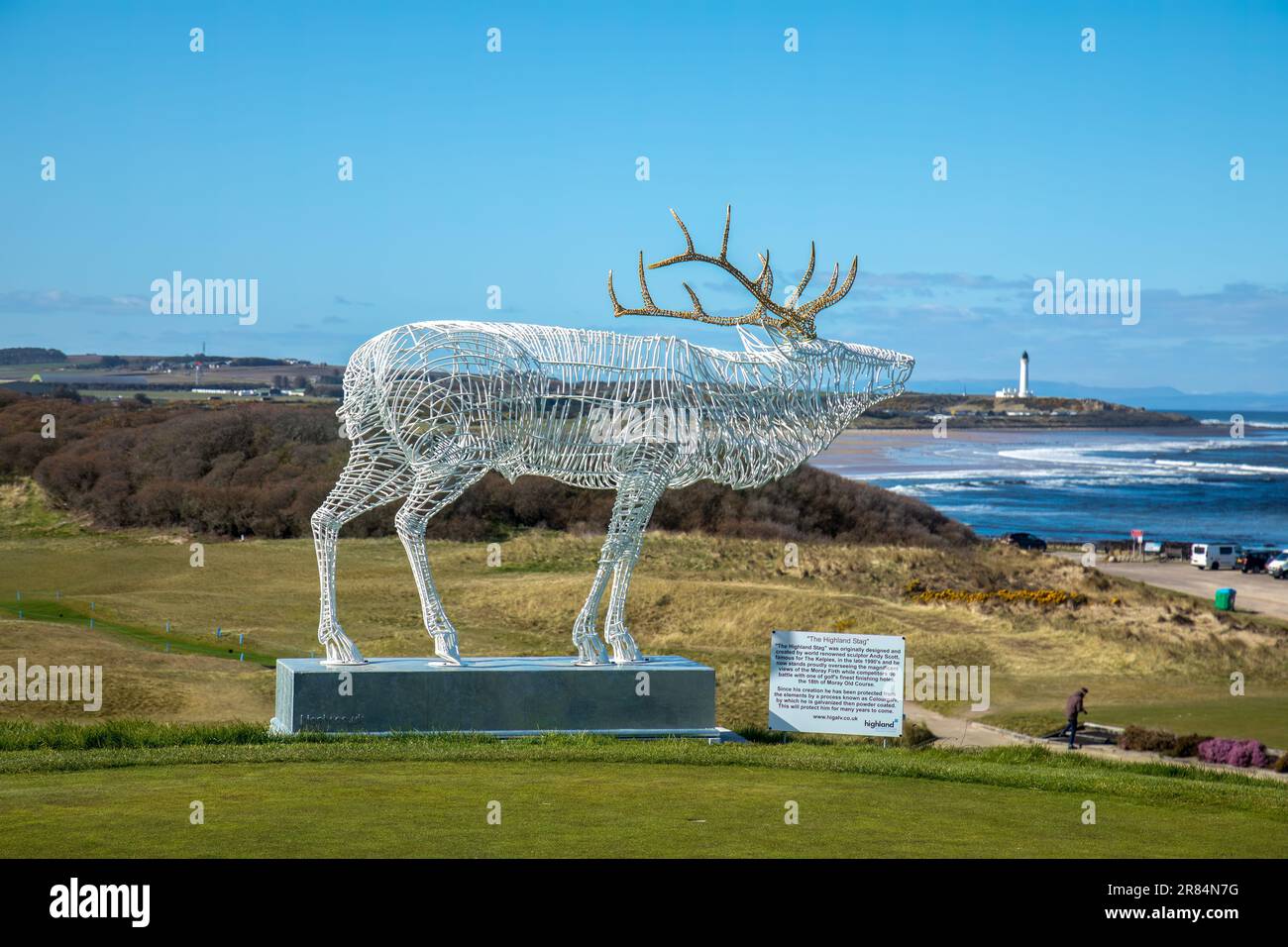 Stag sculpture hi-res stock photography and images - Alamy