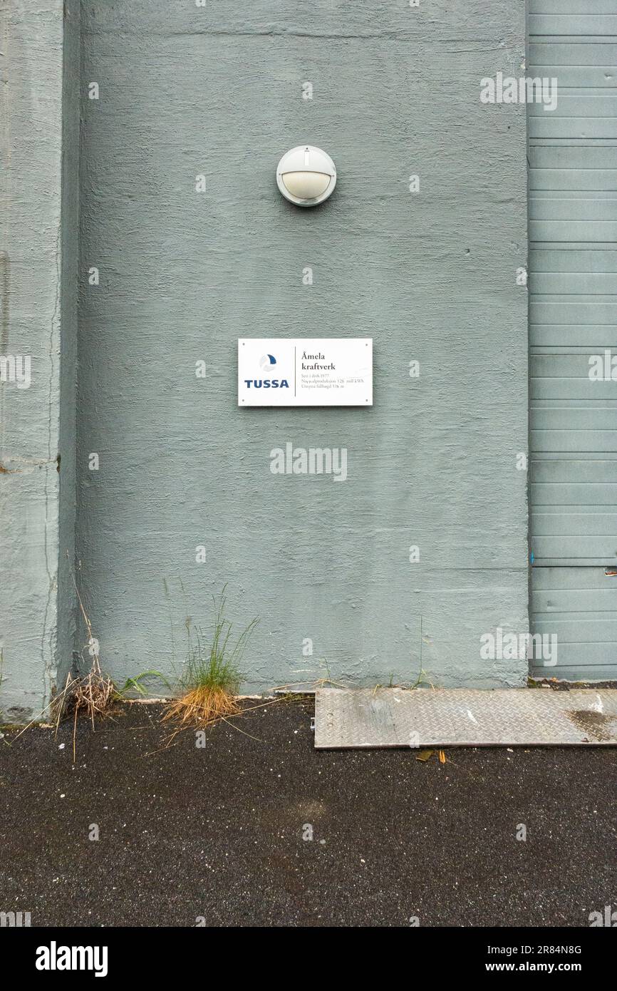 The Amela hydroelectric power plant, pictured on May 29, 2023 ...