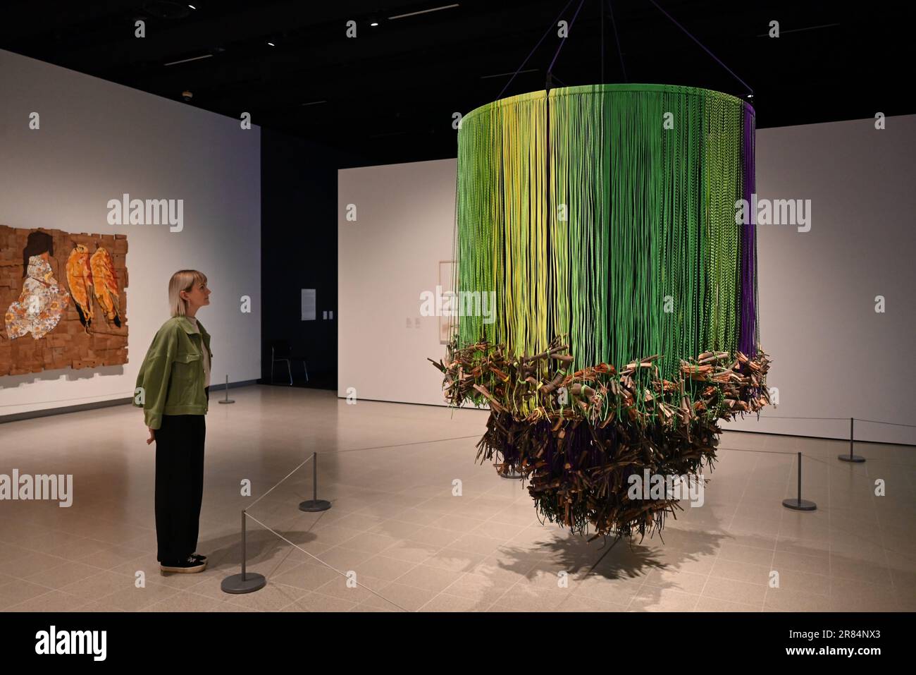 Diffirent forms of care are made visible throughout the exhibition ...