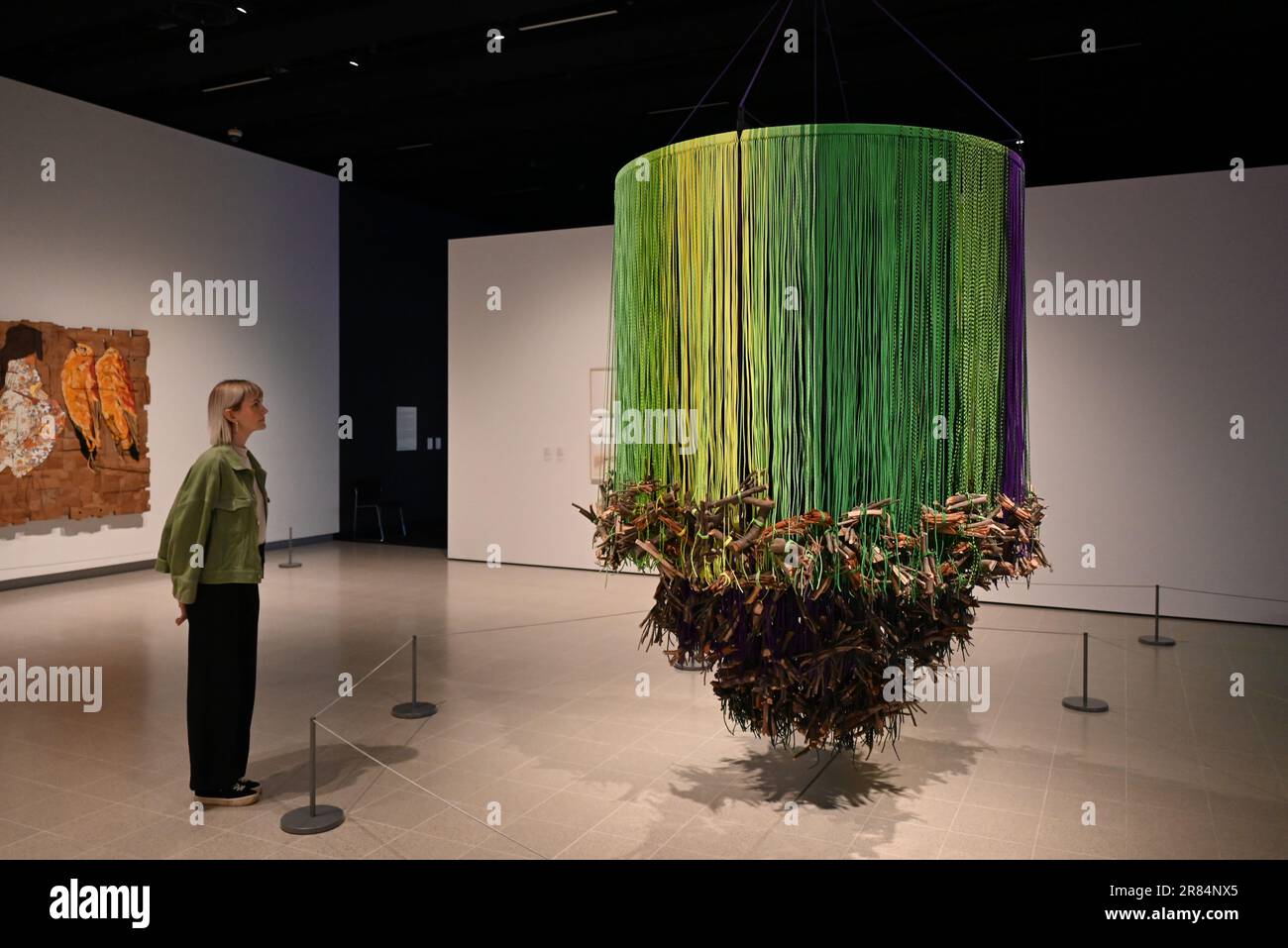 Diffirent forms of care are made visible throughout the exhibition ...