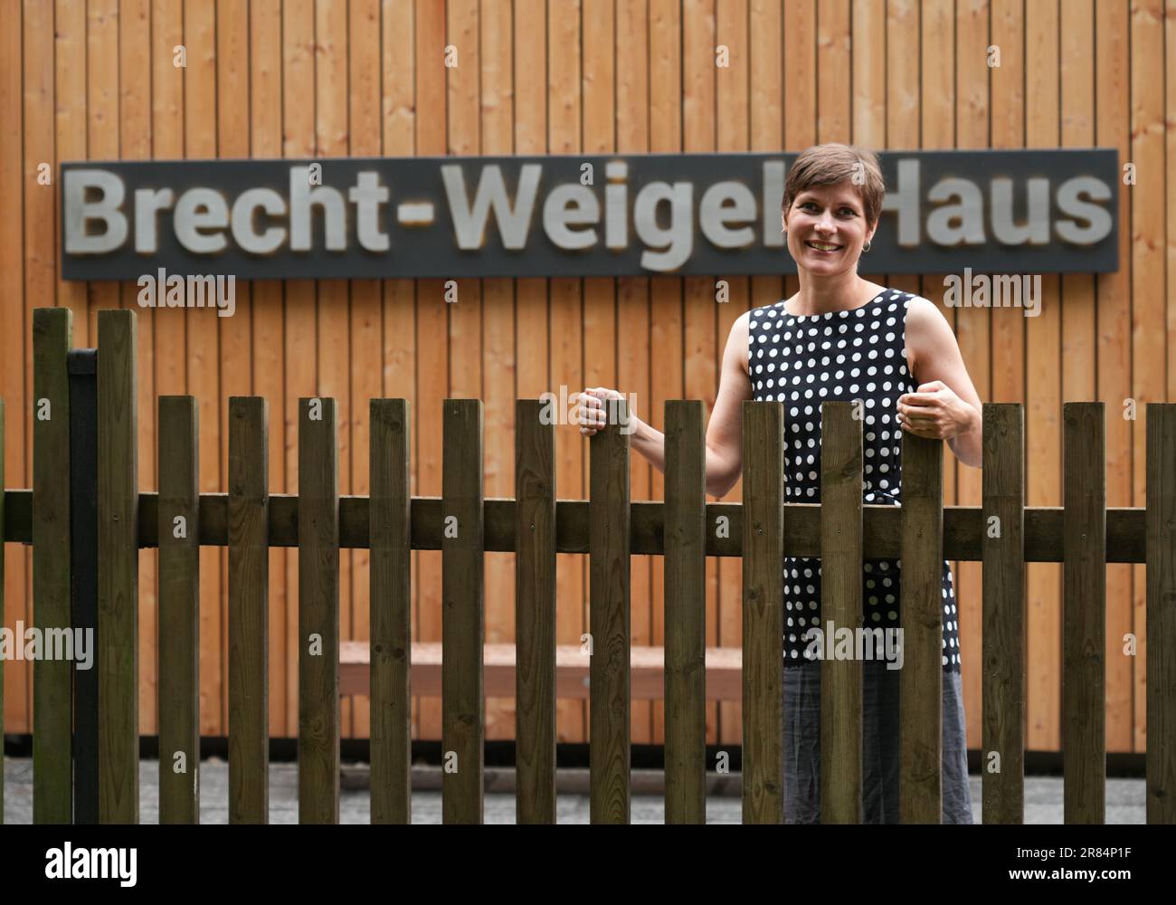 Buckow, Germany. 19th June, 2023. Juliane Grützmacher, director of the ...