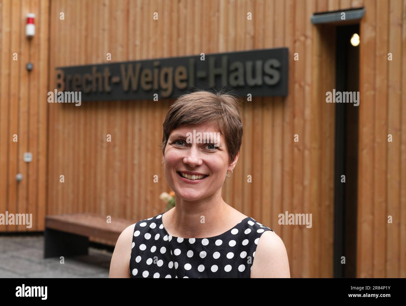 Buckow, Germany. 19th June, 2023. Juliane Grützmacher, director of the ...
