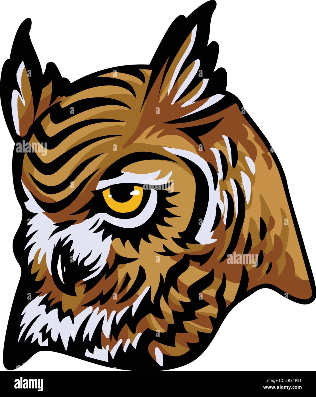 Owl forest logo hi-res stock photography and images - Alamy