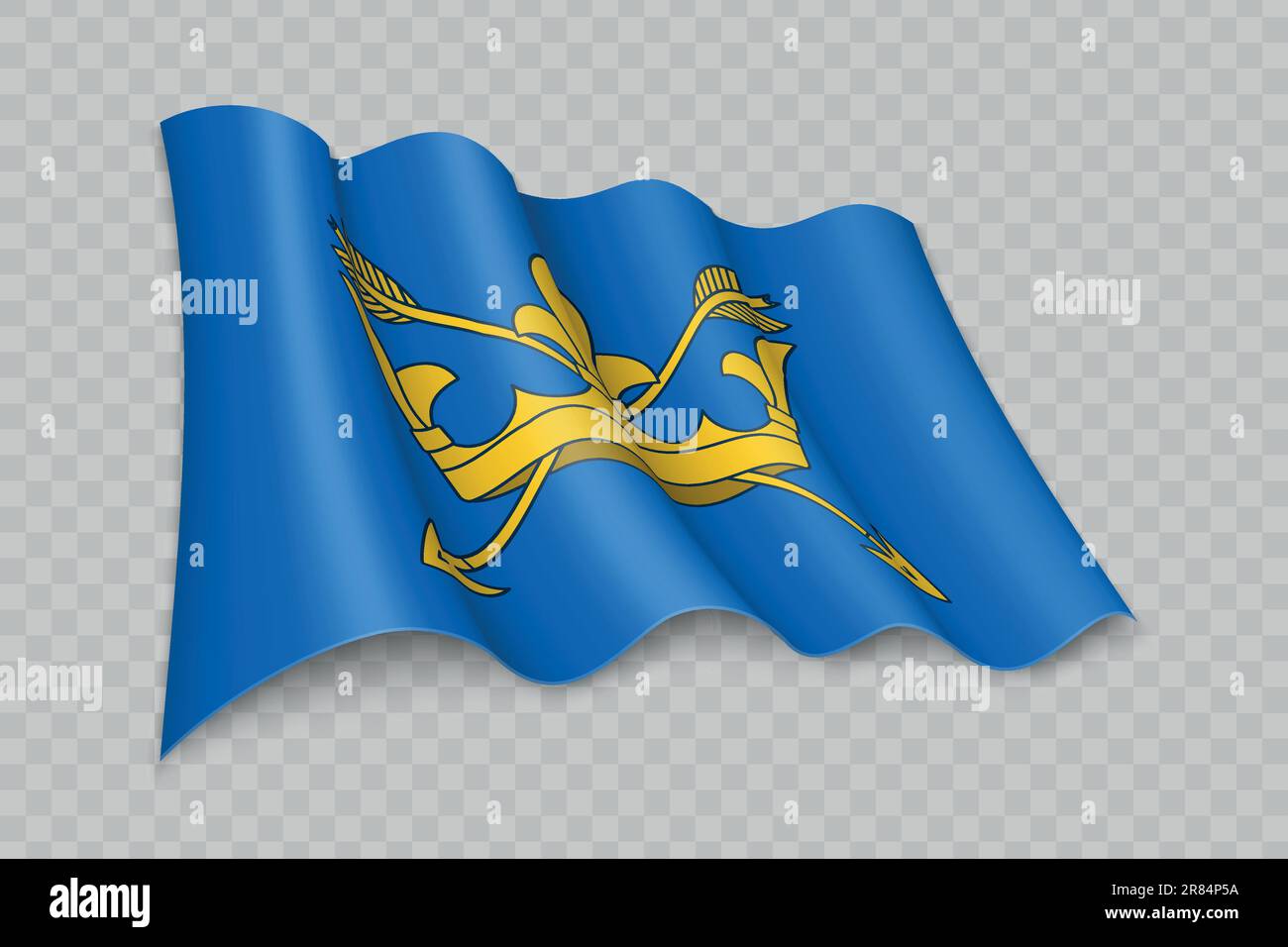 3D Realistic waving Flag of Suffolk is a county of England on ...