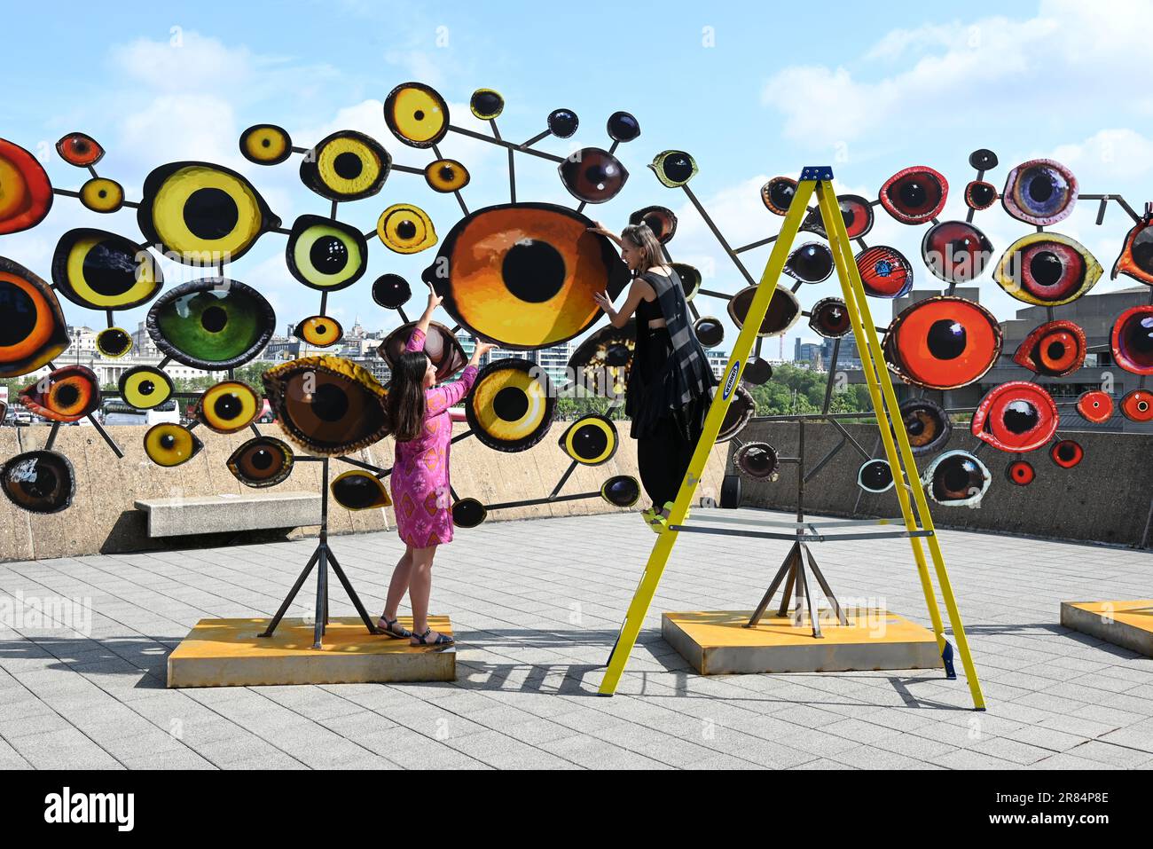 Diffirent forms of care are made visible throughout the exhibition ...