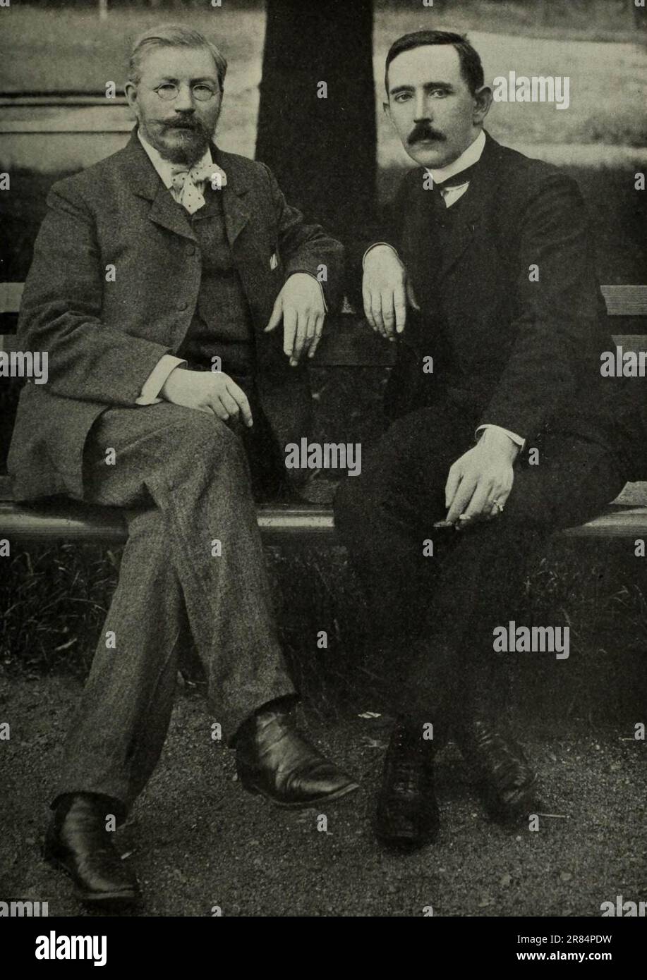 Pavel Milyukov and Alexis Aladyin Stock Photo - Alamy