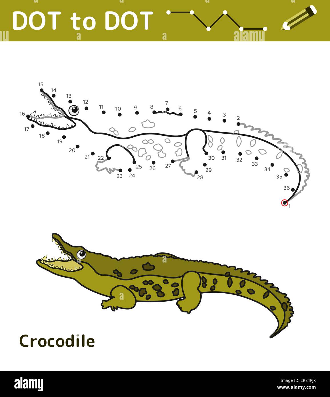 Numbers game Dot to dot. Math game for kids Stock Vector Image & Art ...