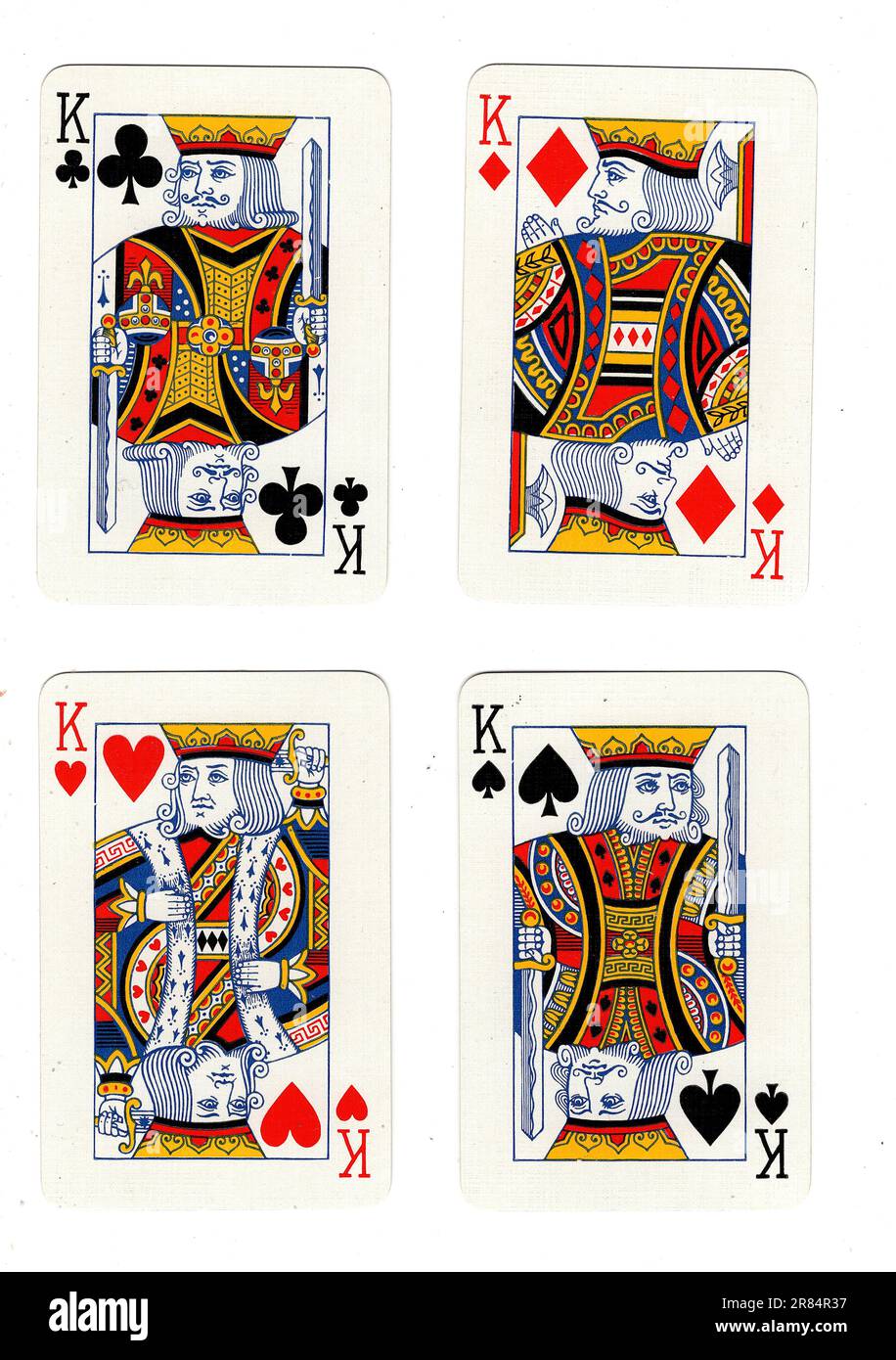 Playing cards full house kings hi-res stock photography and images - Alamy