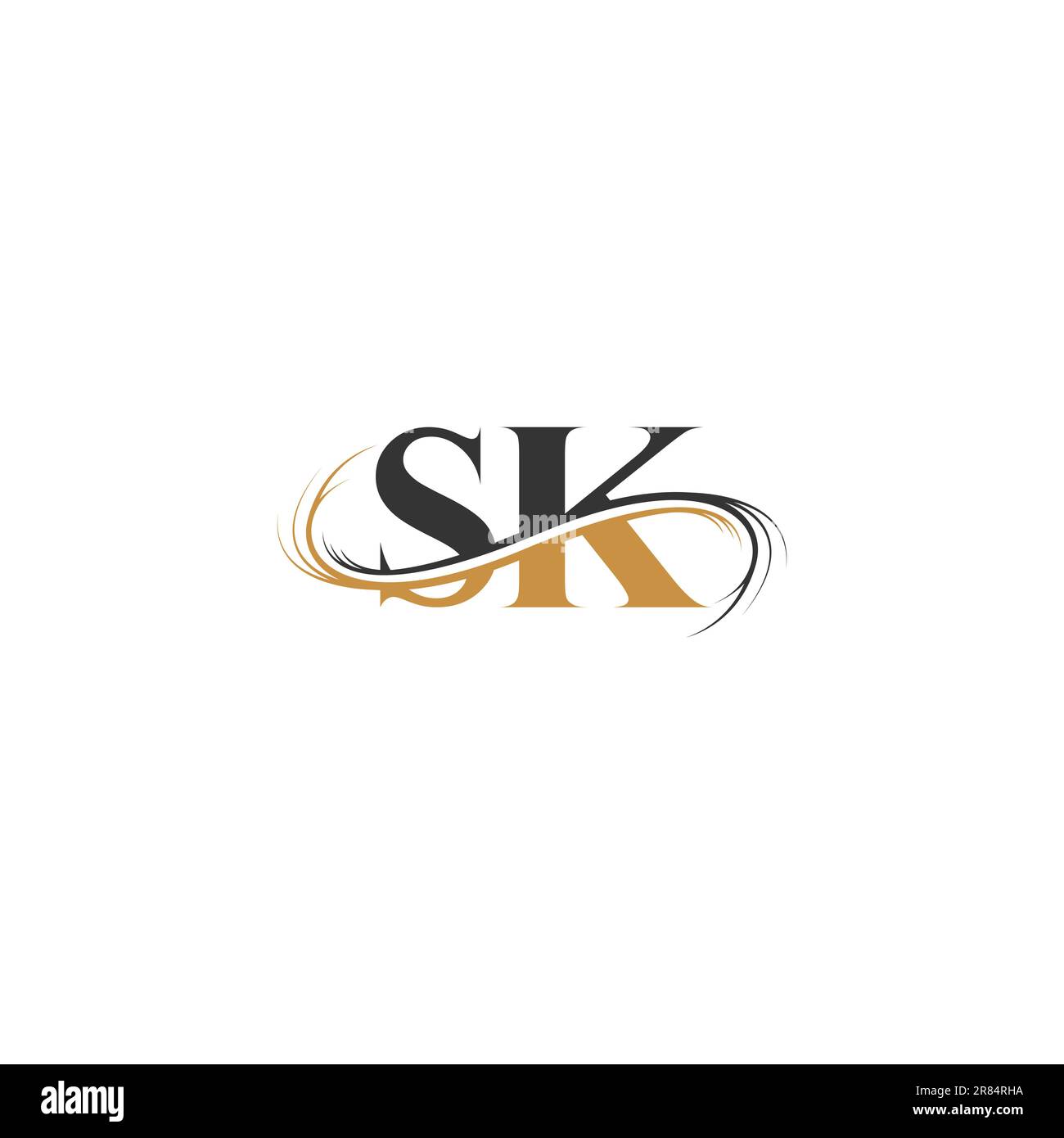 Alphabet letters Initials Monogram logo SK, KS, S and K Stock Vector ...