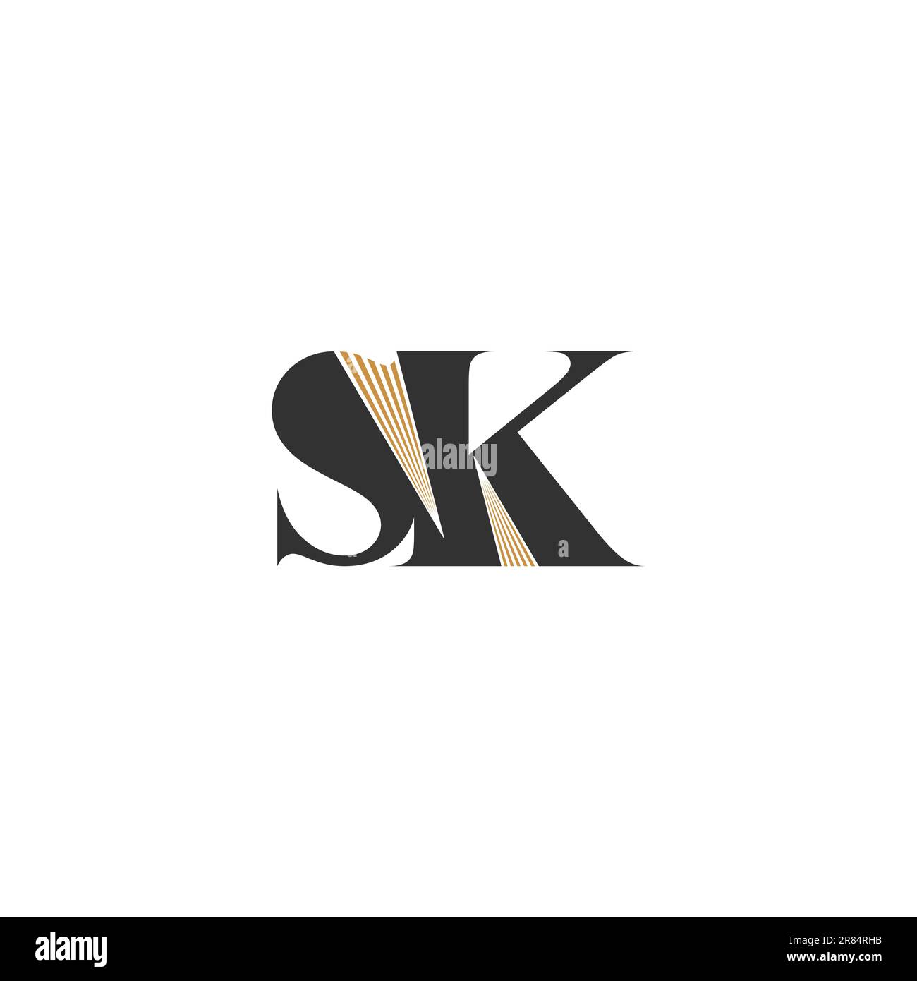 Alphabet letters Initials Monogram logo SK, KS, S and K Stock Vector ...