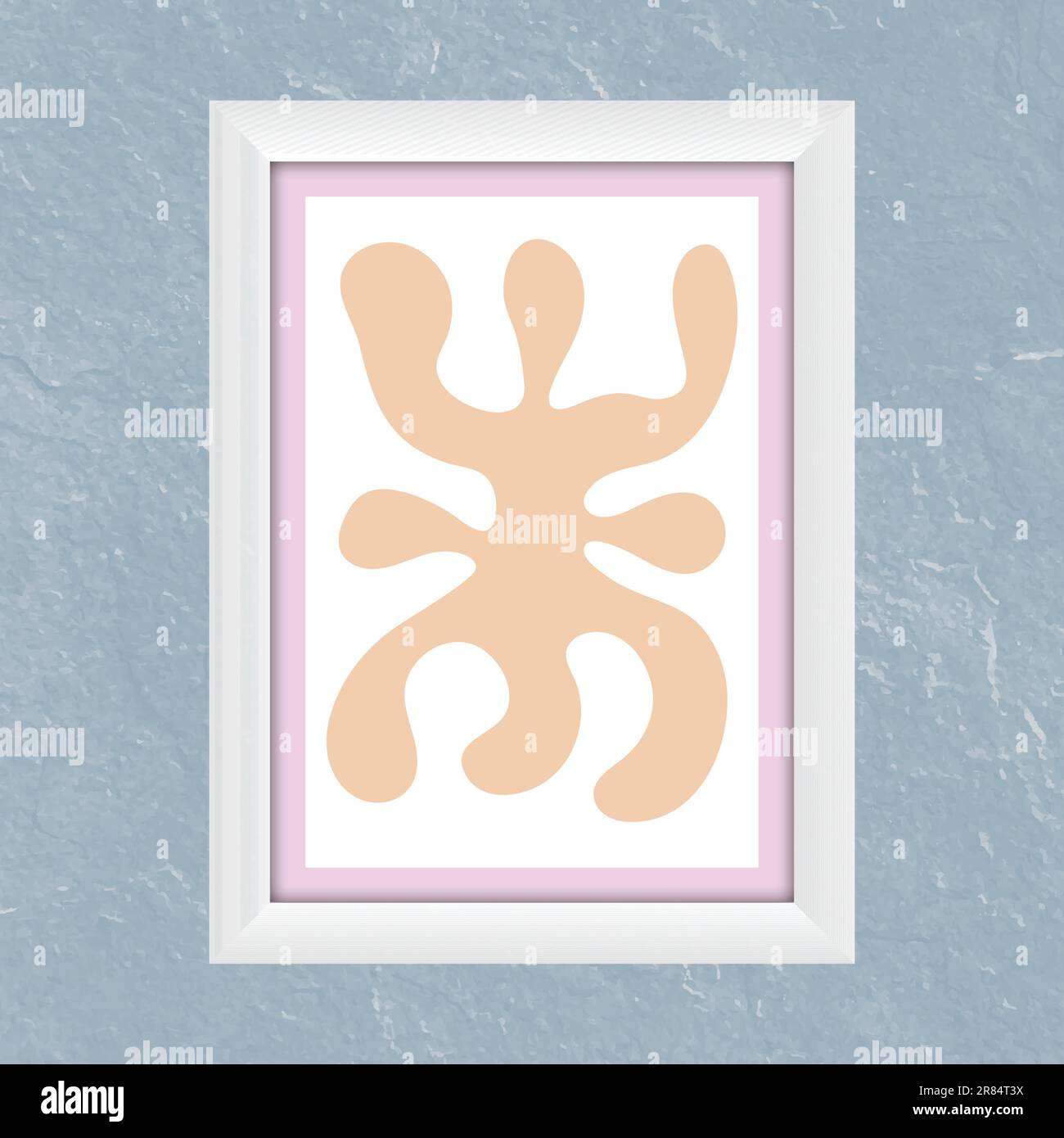 Layout of an abstract painting. Template for print, banner, poster and ...