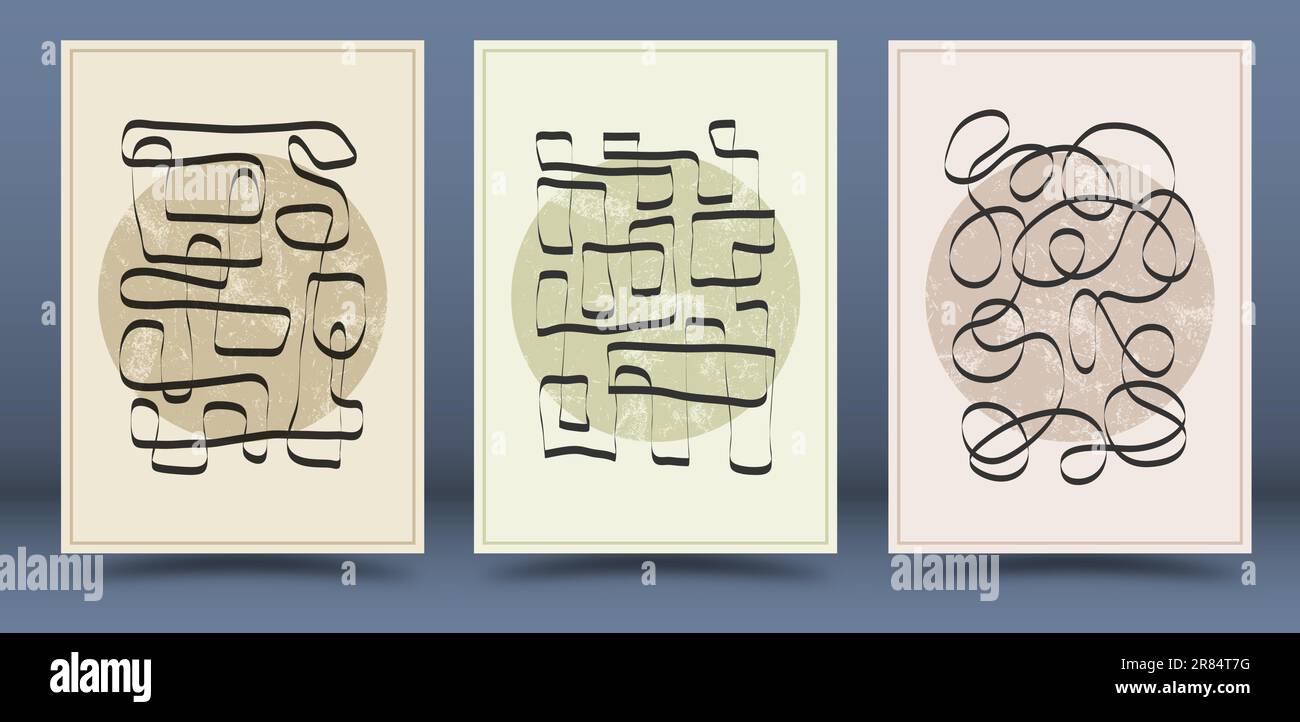 Artistic composition for interior design, prints, postcards, posters ...