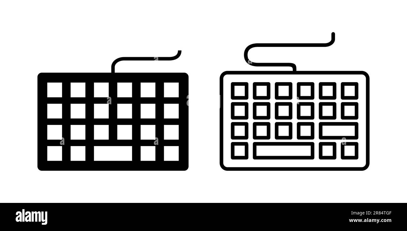 Keyboard icon set. keyboard vector symbol Stock Vector Image & Art - Alamy