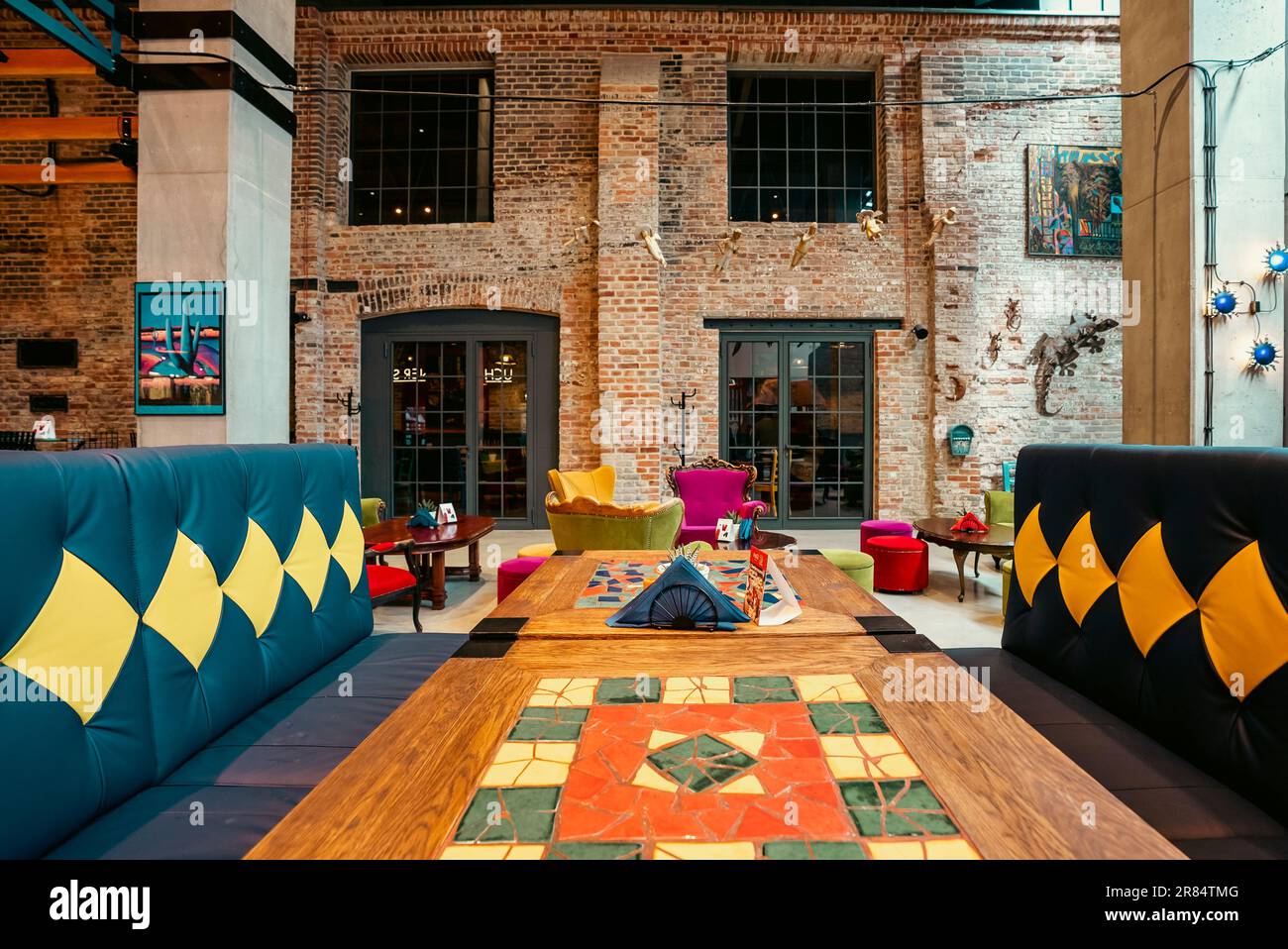 Interior of Norblin Factory, Fabryka Norblina - post-industrial ...