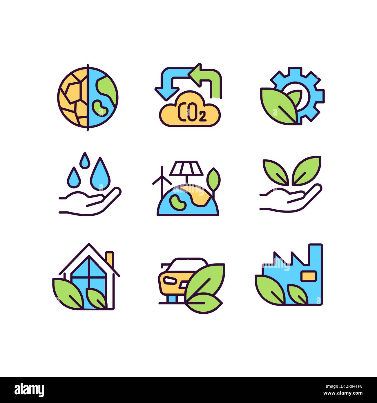 Ecology program Stock Vector Images - Alamy