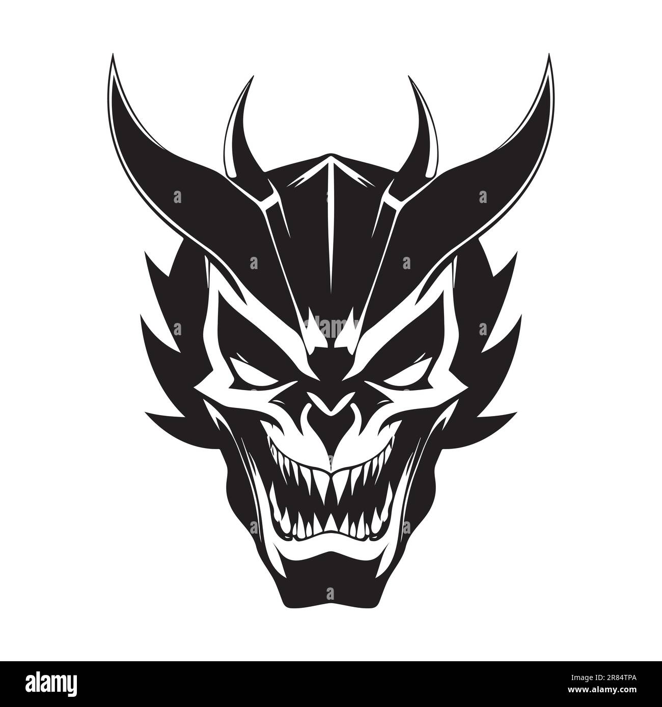 Facial horn Black and White Stock Photos & Images - Alamy