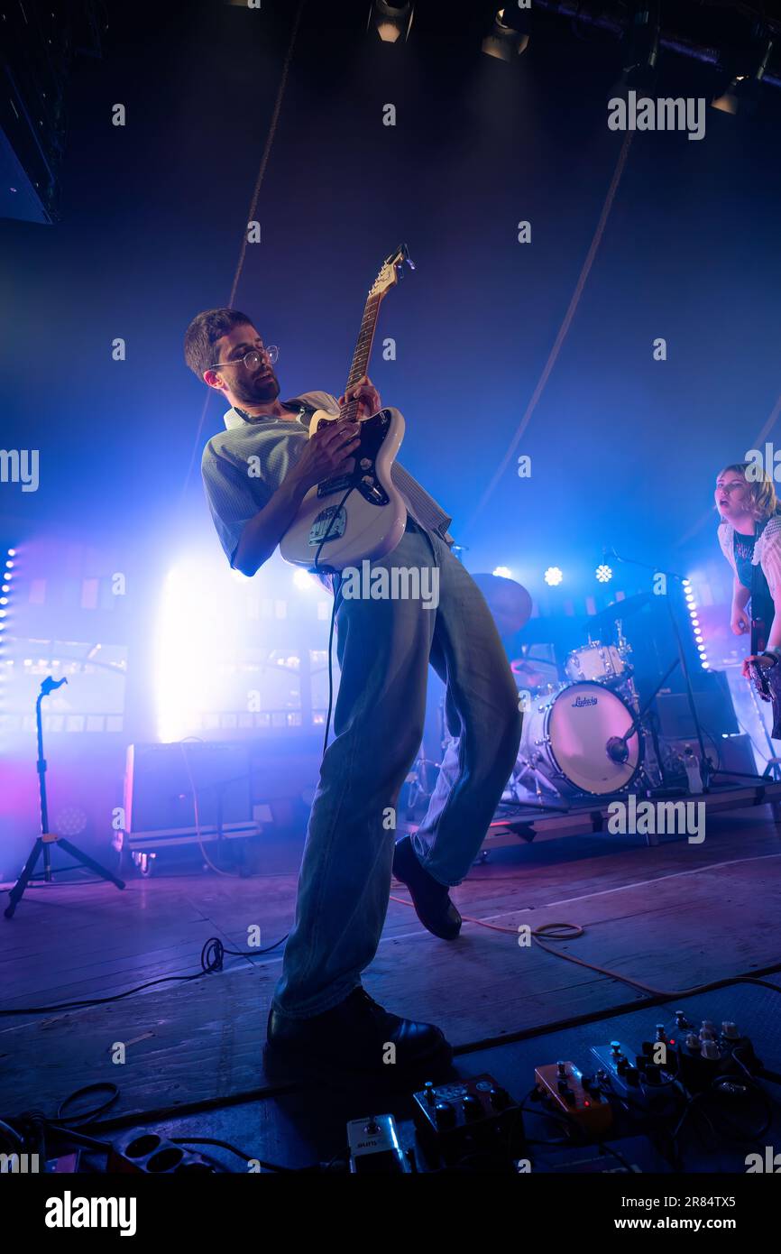 Bergen, Norway. 16th, June 2023. The Swedish indie rock band Girl Scout ...