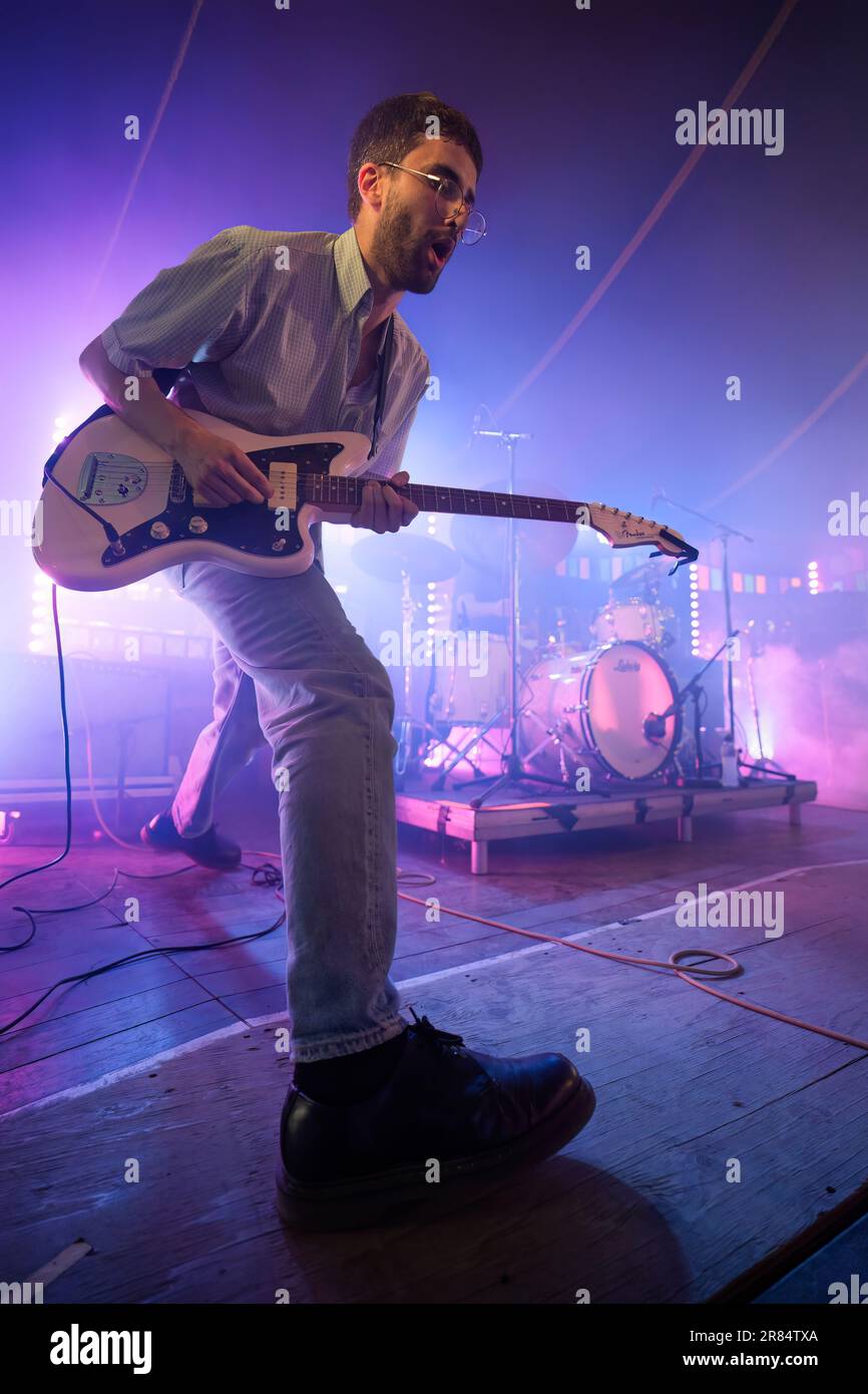 Bergen, Norway. 16th, June 2023. The Swedish indie rock band Girl Scout ...