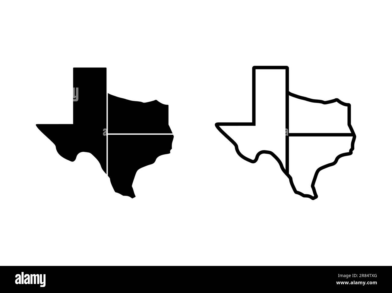 Texas icon set. texas sign symbol Stock Vector Image & Art - Alamy