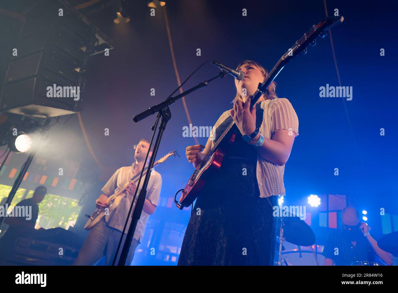 Bergen, Norway. 16th, June 2023. The Swedish indie rock band Girl Scout ...