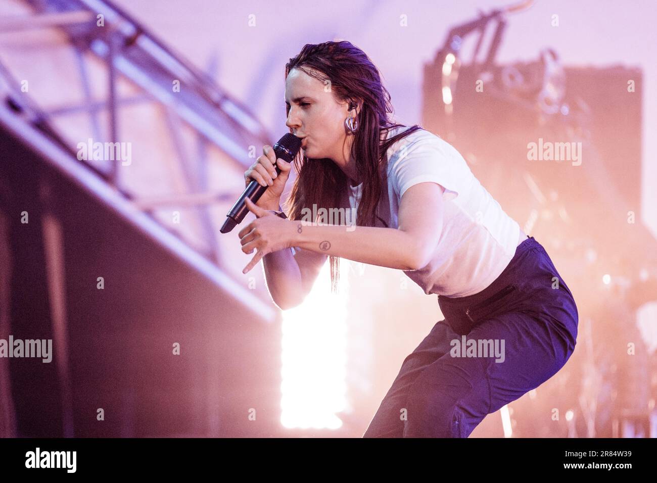 Kvaerndrup, Denmark. 08th, June 2023. The Danish singer and songwriter ...